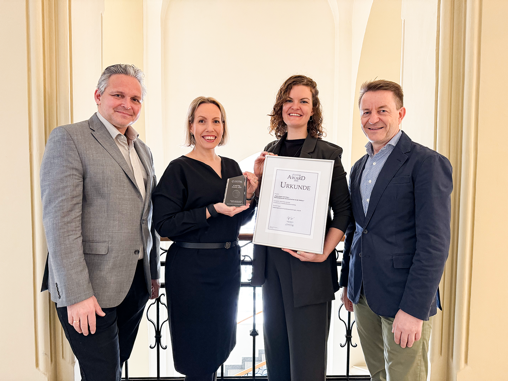 KAGes erhält den eLearning AWARD 2025 für innovative Kommunikations ...